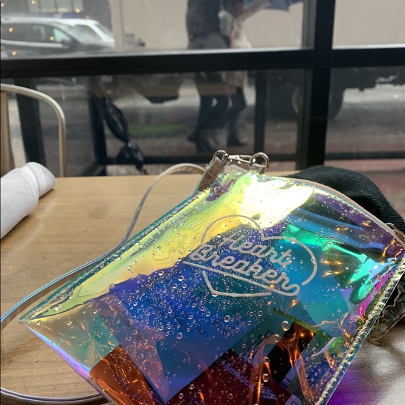 Bags | Holographic Pvc Rave Envelope Bag | Poshmark
